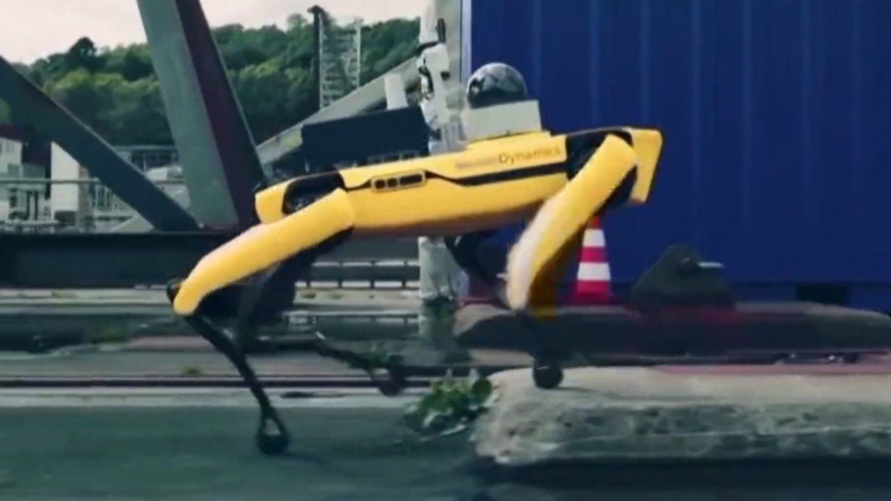 ‘Perceval’: El perro robot que ayuda a reparar el metro de París ...