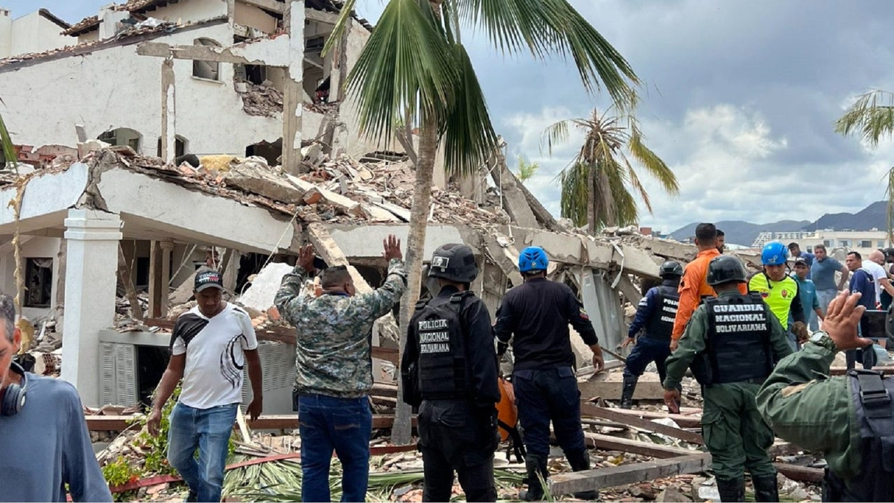 "Parece que fue un misil": la impresionante explosión de casa de lujo ...
