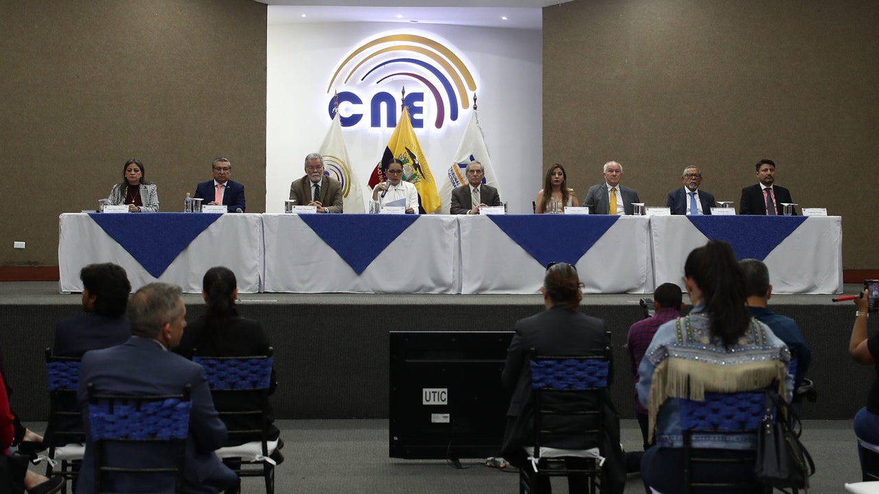 Consejo Nacional Electoral de Ecuador confirmó el inicio de los ...