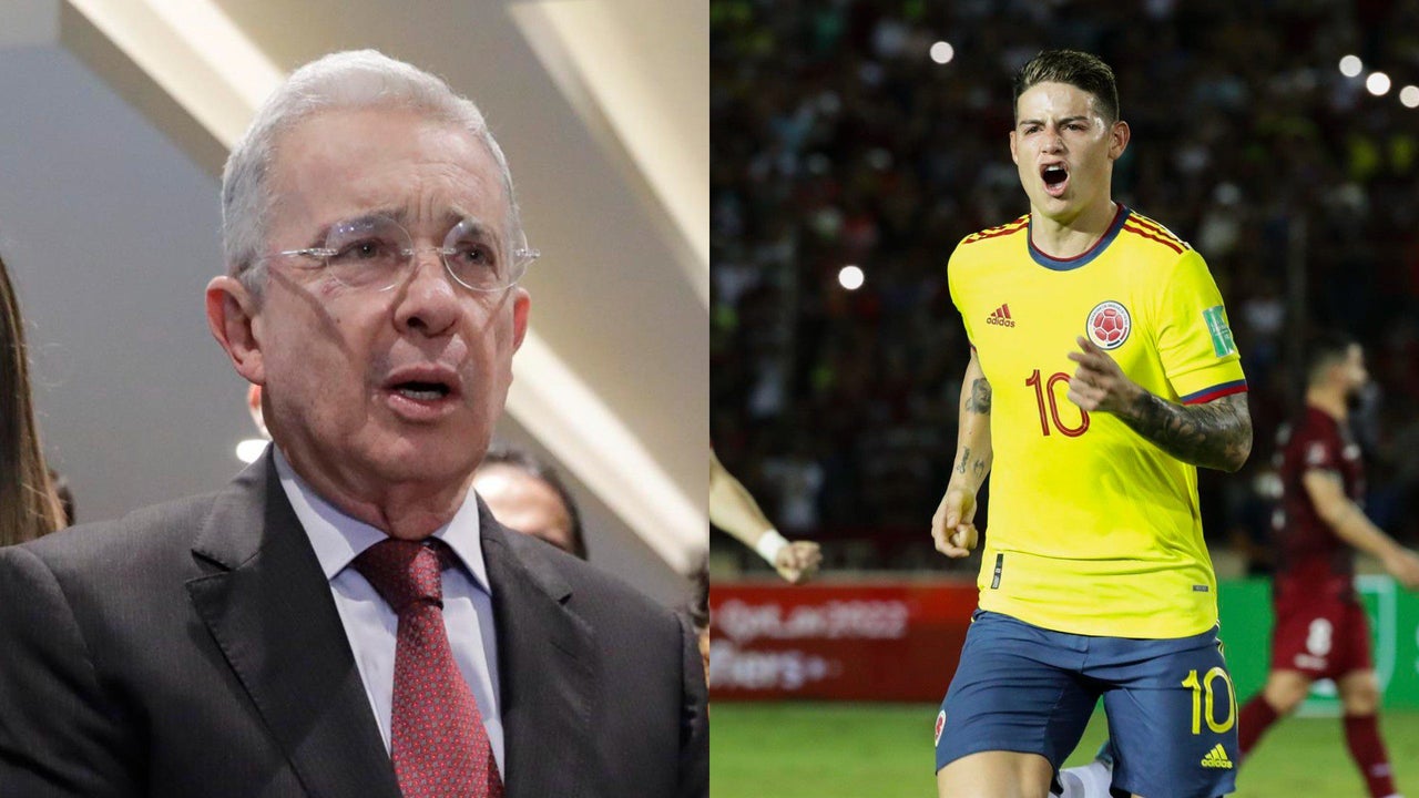 Expresidente colombiano Álvaro Uribe le dio esta bienvenida a James ...