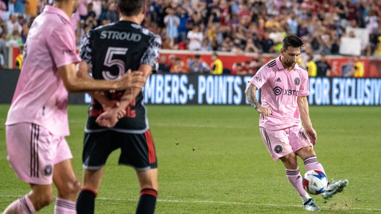 Así se vio (en cámara lenta) el primer gol de Messi en su debut en la MLS con el Inter Miami ...