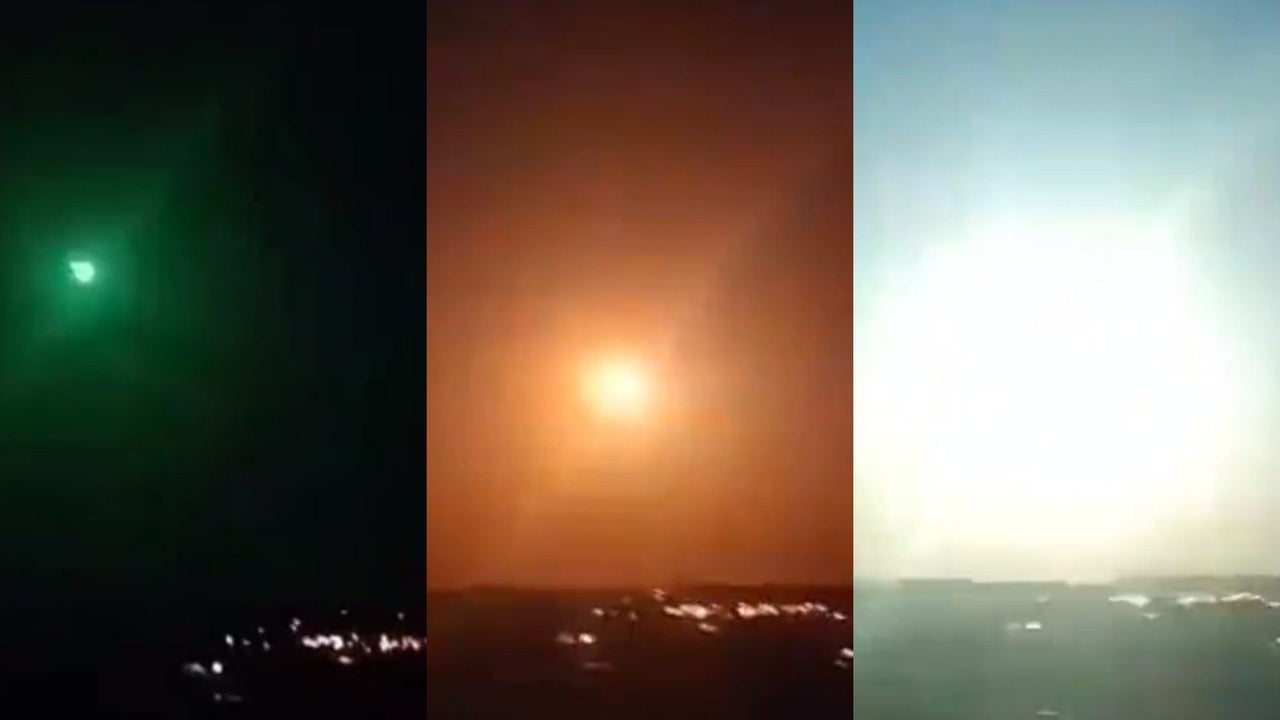 Imágenes: así quedó registrada la caída de un meteorito en Turquía ...