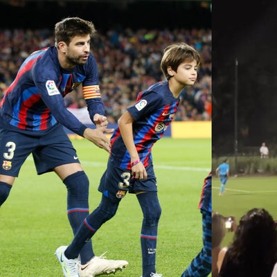Superó a su padre: el golazo que marcó Milan Piqué, hijo de Shakira, jugando para las inferiores ...
