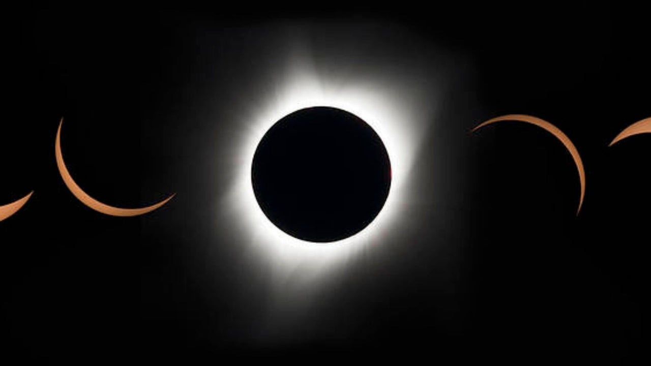 Estas son las regiones que recorrerá el próximo eclipse total de Sol ...