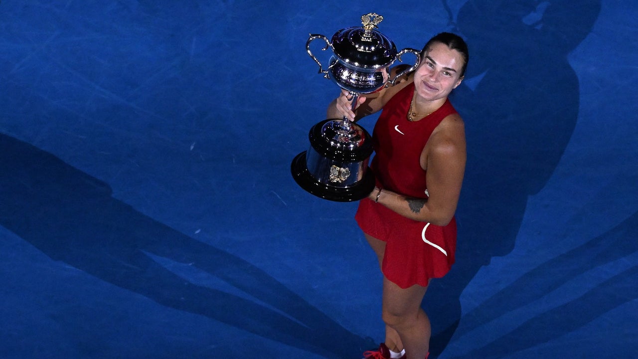 La bielorrusa Aryna Sabalenka ganó el Abierto de Australia e igualó dos récords de la última ...