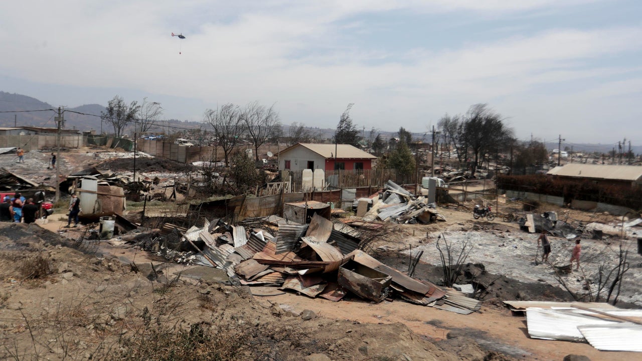 Imágenes satelitales muestran la grave devastación que deja los ...