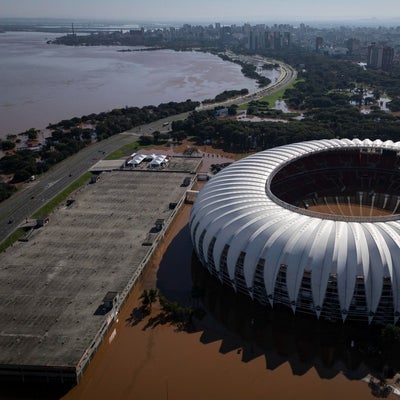 Un dron grabó imágenes de cancha que albergó la Copa América 2019 ...
