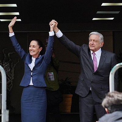 Así fue el primer encuentro entre Claudia Sheinbaum y AMLO en Palacio ...