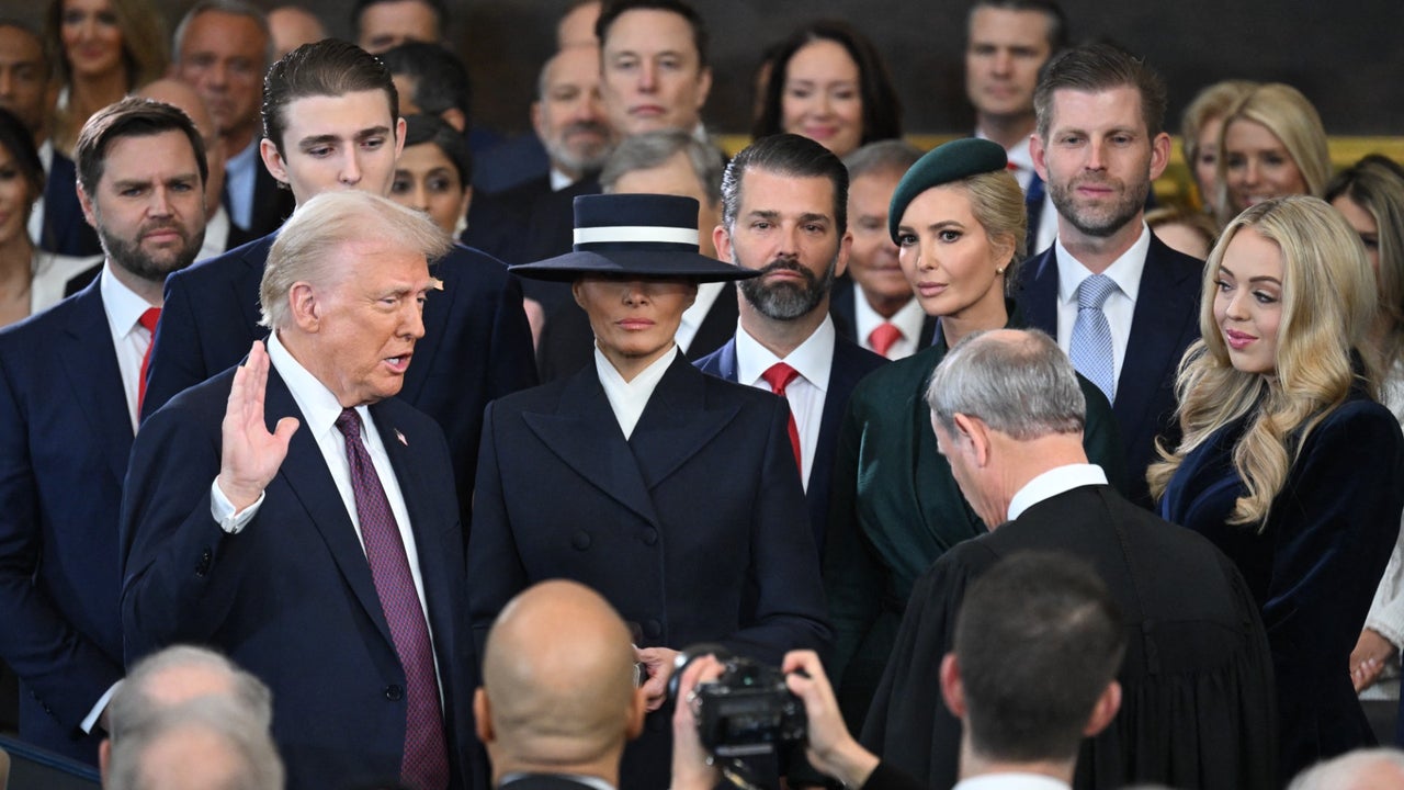 Donald Trump se juramentó como nuevo presidente de Estados Unidos para ...