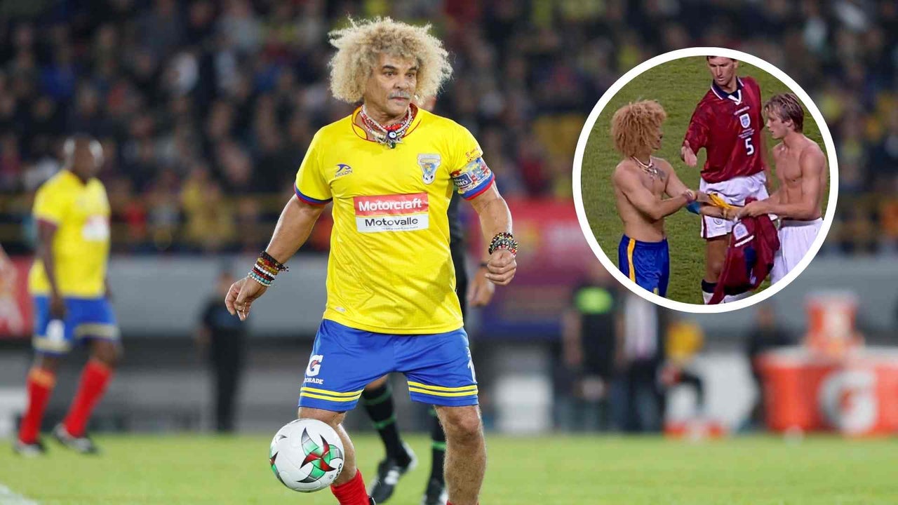 Pibe Valderrama recuerda intercambio de camisetas con David Beckham y revela que ha recibido ...