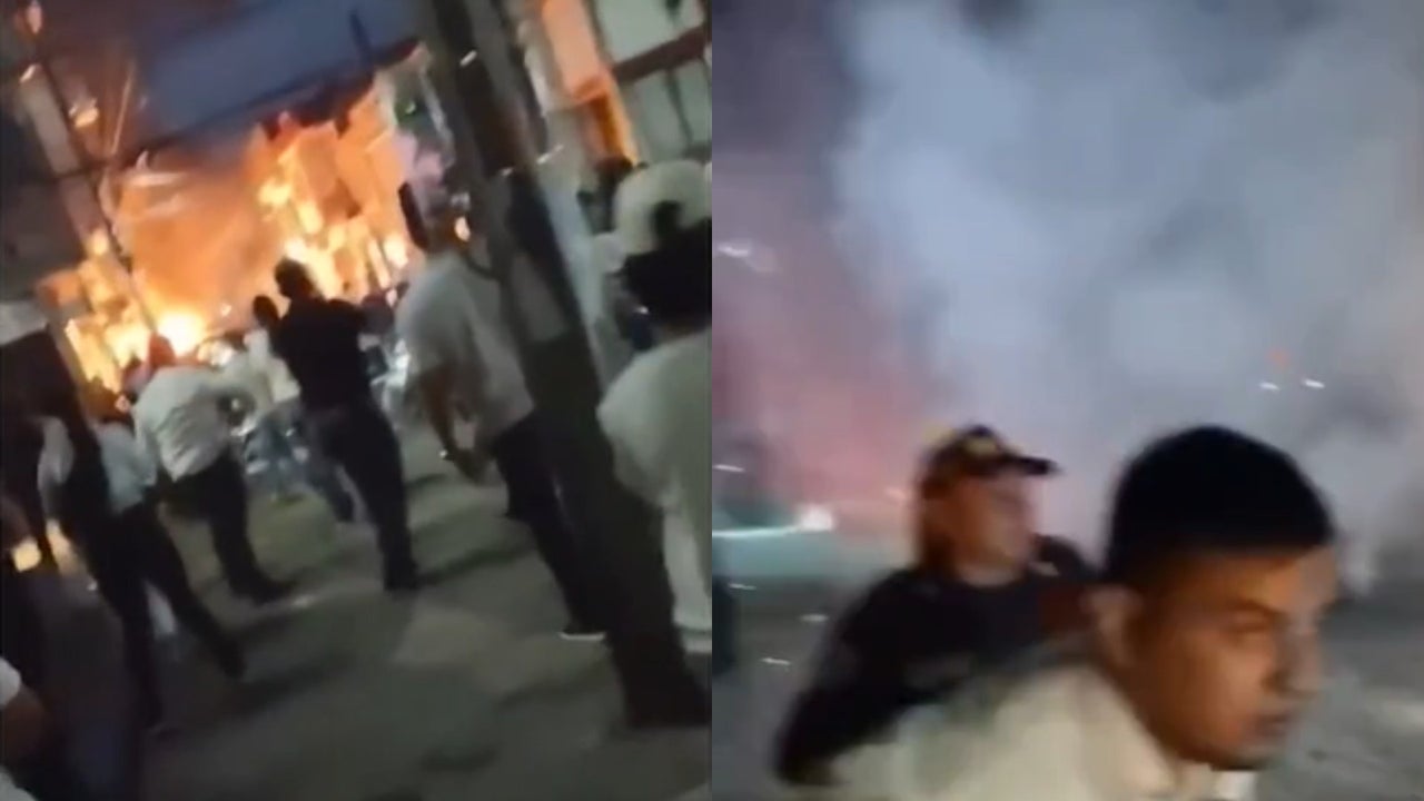 Así fue el momento de la explosión que dejó dos jóvenes (uno menor de ...