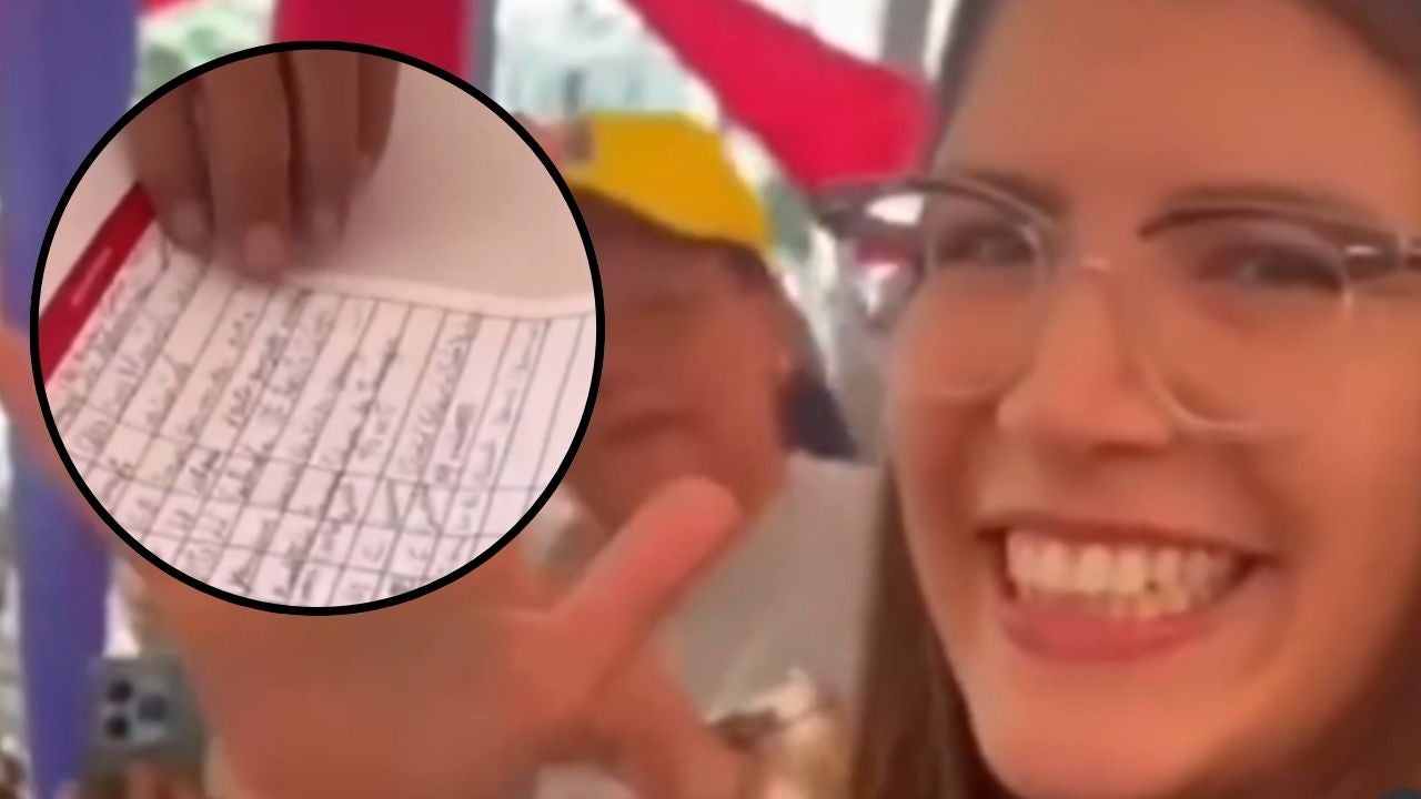 "Que viva la patria": registran el momento en que Rosinés, hija menor ...