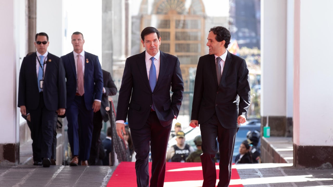 Marco Rubio se reúne con Noboa en viaje a Sudamérica que coincide con ...