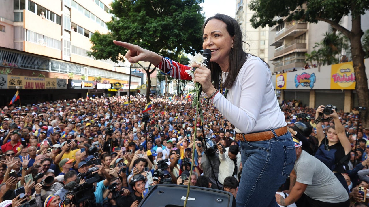 Ella es María Corina Machado, la cara visible de la oposición y la ...
