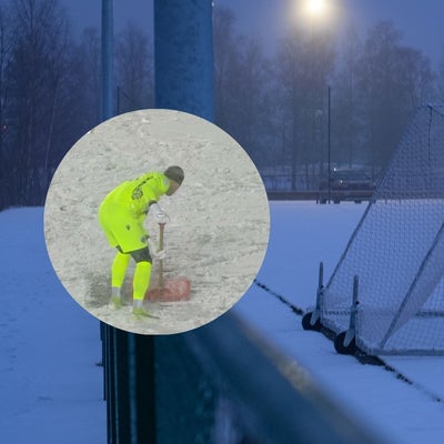 Temperatura de -10 °C y el campo cubierto de nieve: las impresionantes ...
