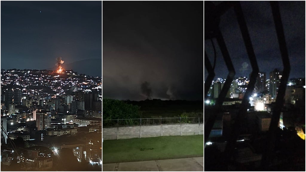 Explosiones, sobrevuelos y apagones eléctricos en varias zonas ...