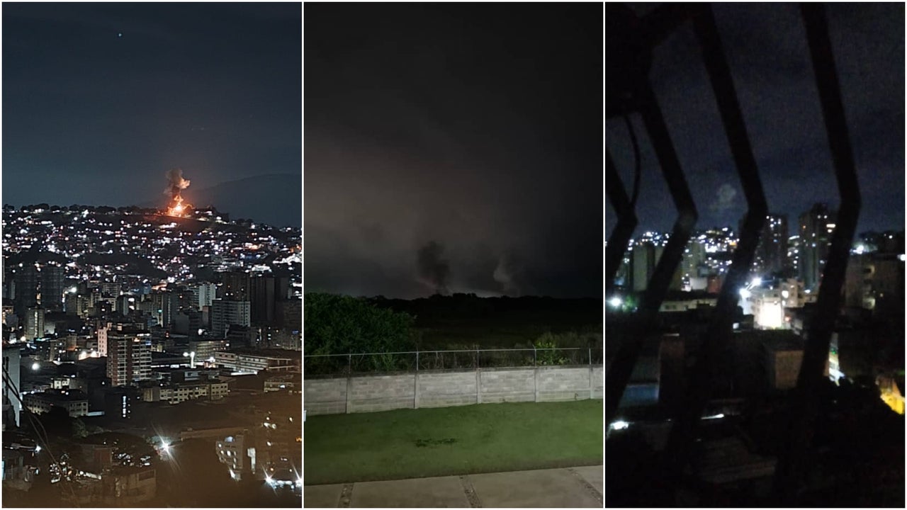 Explosiones, sobrevuelos y apagones eléctricos en varias zonas ...