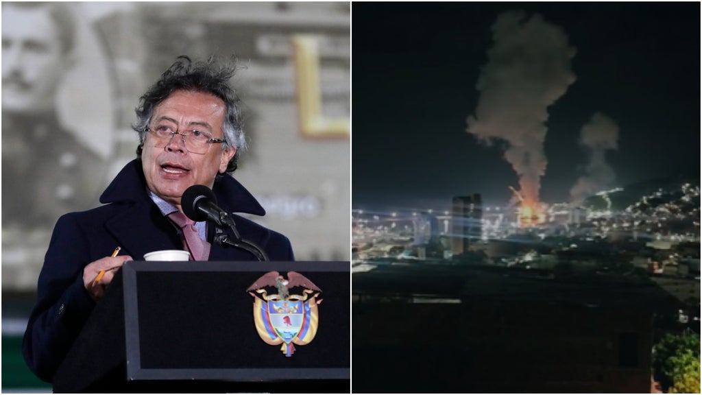 Gustavo Petro, presidente de Colombia, denuncia "ataque con misiles" en ...