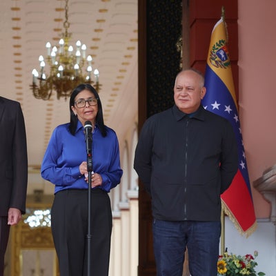 Sin evidencia alguna, Delcy Rodríguez asegura en cadena nacional que ...