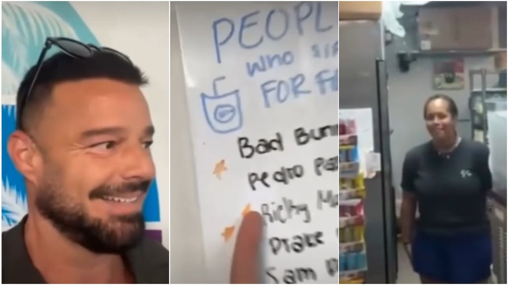 Ricky Martin sorprende a una comerciante que colgó en su local un ...