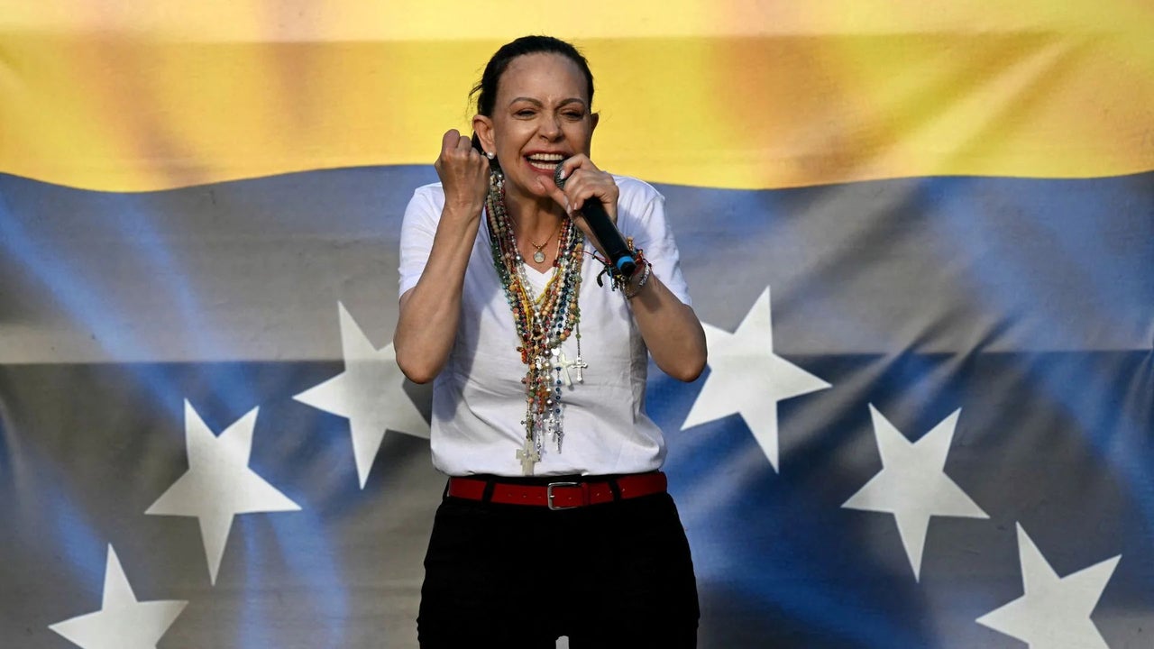 Definida la hora y el punto de encuentro en el que María Corina Machado ...