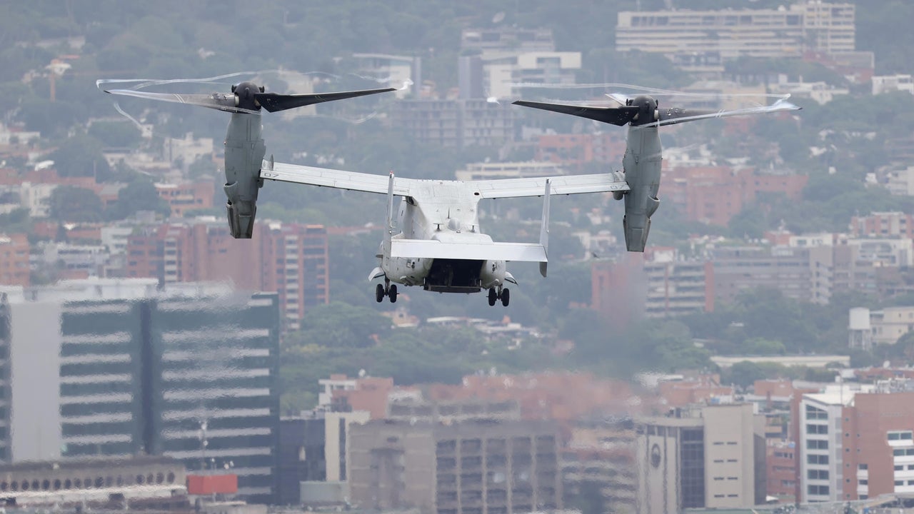 Así fue el inusual simulacro de Estados Unidos en Caracas con aeronaves ...
