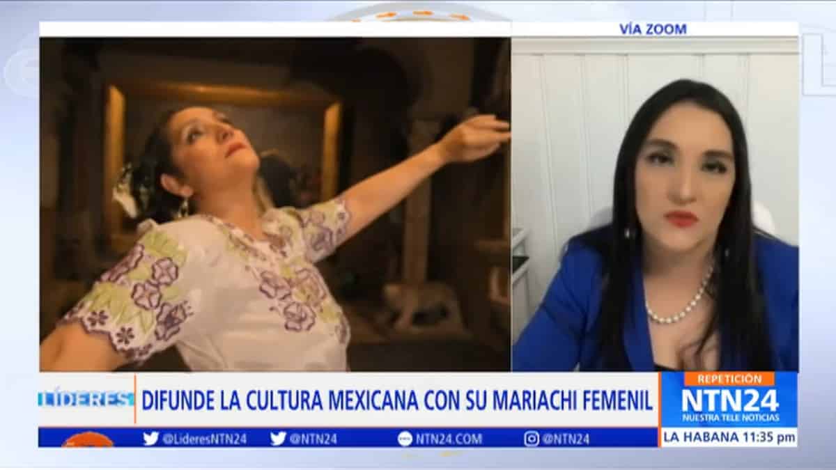 Líderes de NTN24: entrevista a Verónica Robles, mariachi mexicana ...