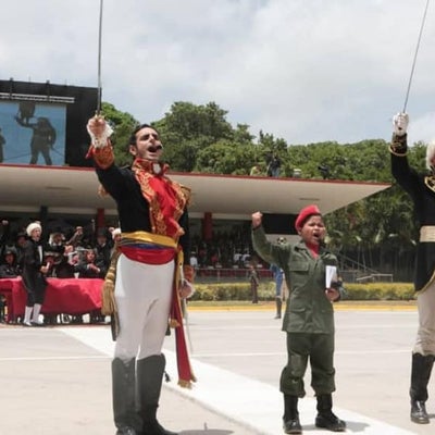 Adolfo Cubas personificó a Francisco de Miranda en desfile militar ...