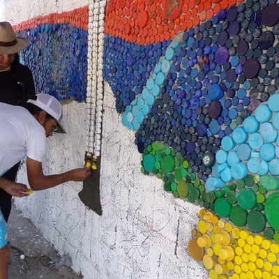 Dañan el mural de Oscar Olivares con el que busca alcanzar el Récord ...