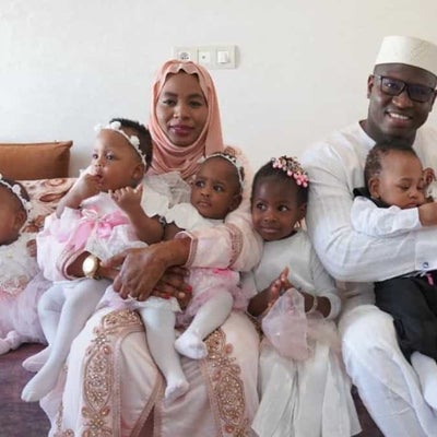 Únicos nonillizos del mundo celebraron su primer año en buen estado de ...