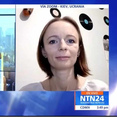 “Somos el campo de batalla en esta guerra”: Darina Tkachenko, ciudadana ucraniana | NTN24.COM