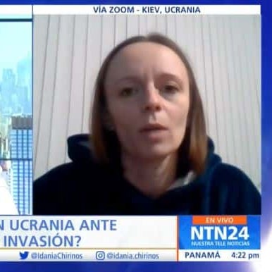 "En Ucrania, la gran mayoría está a favor de la democracia": Darina Tkachenko | NTN24.COM